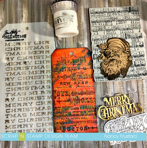 Mixed Media Christmas Tags | Scrap N Stamp