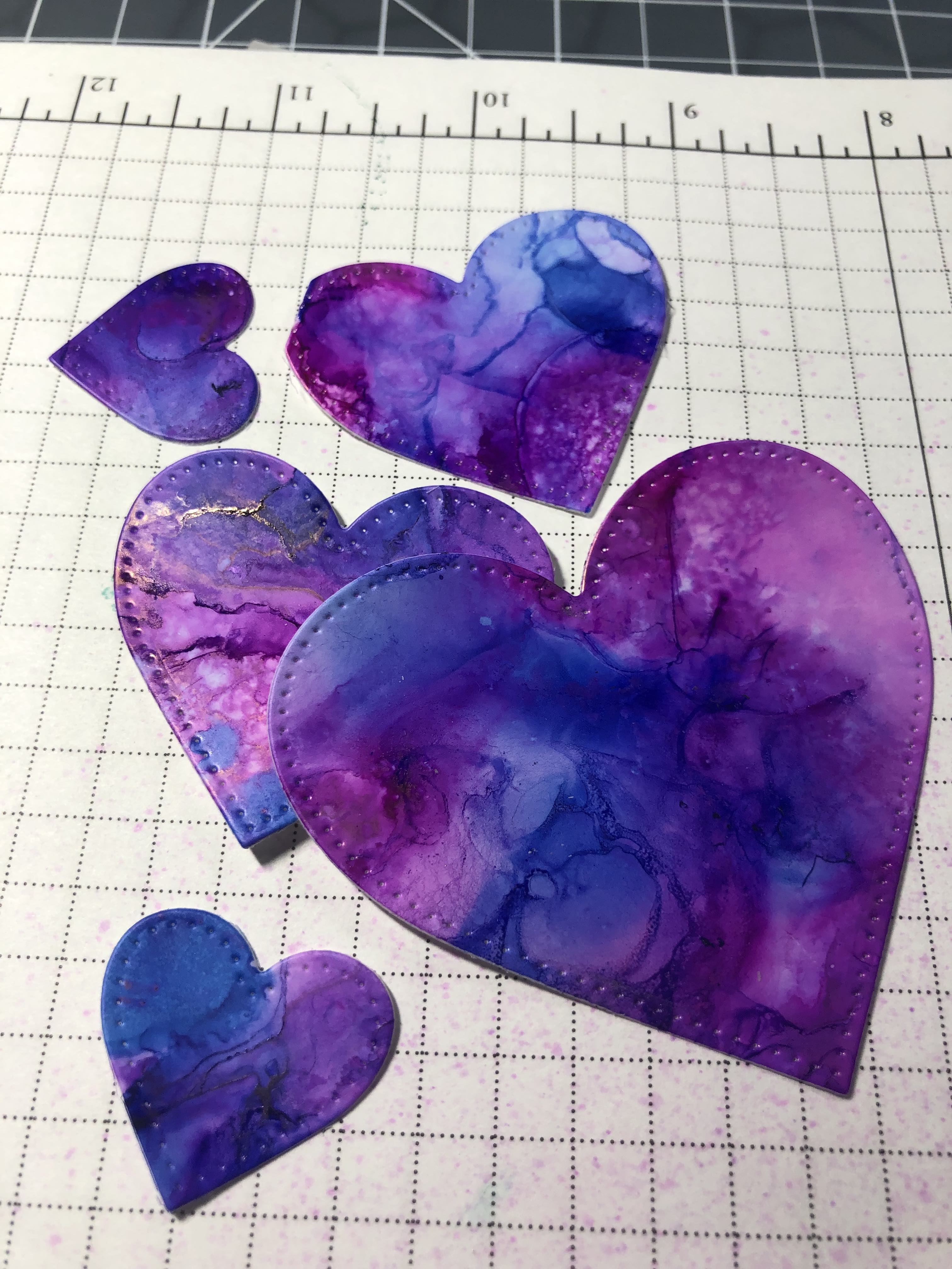 Alcohol Ink Valentines | Scrap N Stamp