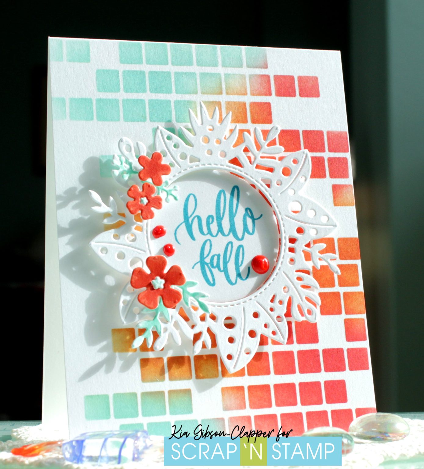 Hello Fall Flowers with Lawn Fawn | Scrap N Stamp